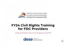 Civil Rights Training -FY2024 | Provider Resources, Inc