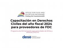 Capacitación en Derechos Civiles -FY2024 | Provider Resources, Inc